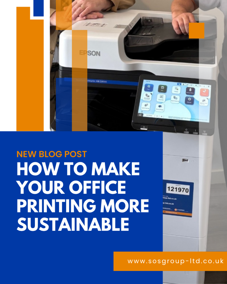 How to Make Your Office Printing More Sustainable | SOS Group